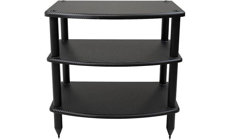 Pangea Audio Vulcan Audio Rack (Carbon Fiber with Black Posts) Modular ...