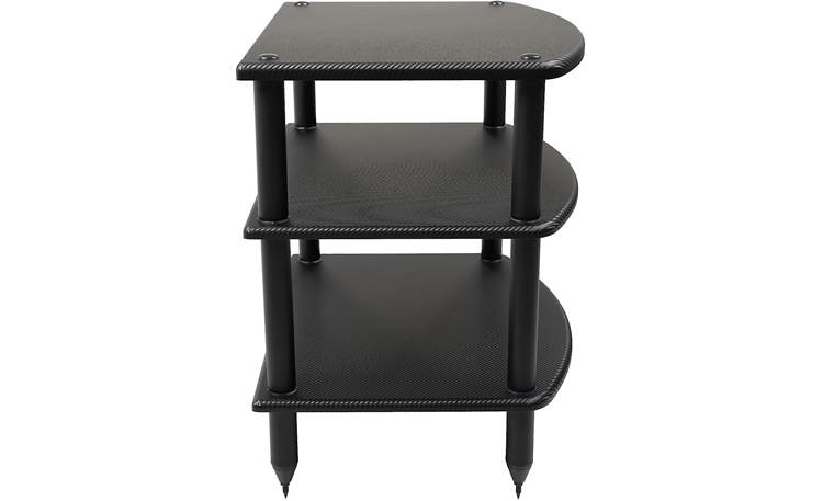 Pangea Audio Vulcan Audio Rack (Carbon Fiber with Black Posts) Modular ...