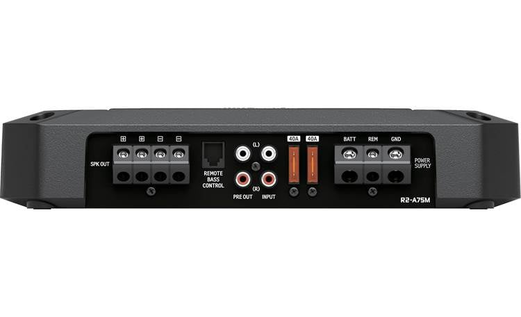 Alpine R2-A75M R2-Series mono subwoofer amplifier — 750 watts RMS x 1 at 2 ohms at Crutchfield
