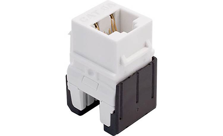 On-Q CAT-6 Quick Connect RJ-45 Keystone Insert (White) at Crutchfield