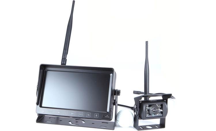 Boyo VTC703AHD-Q4 7" monitor with four wireless heavy-duty cameras and ...