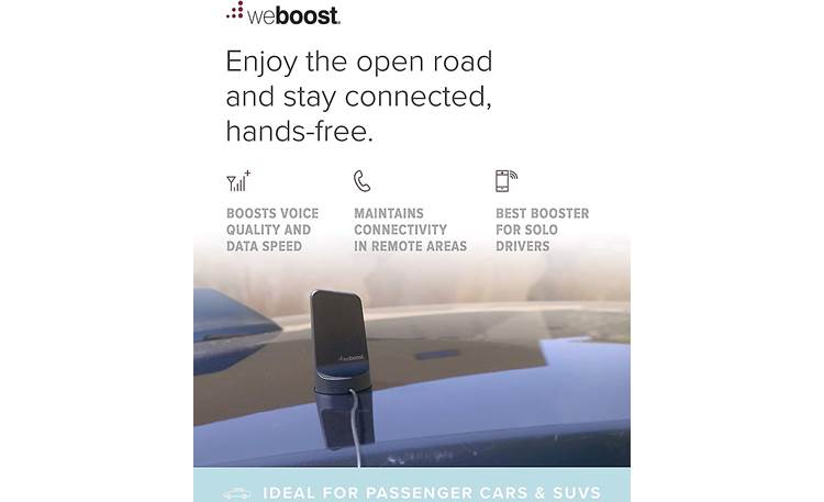 weBoost Drive Sleek Multi-user 4G LTE car cell booster at Crutchfield