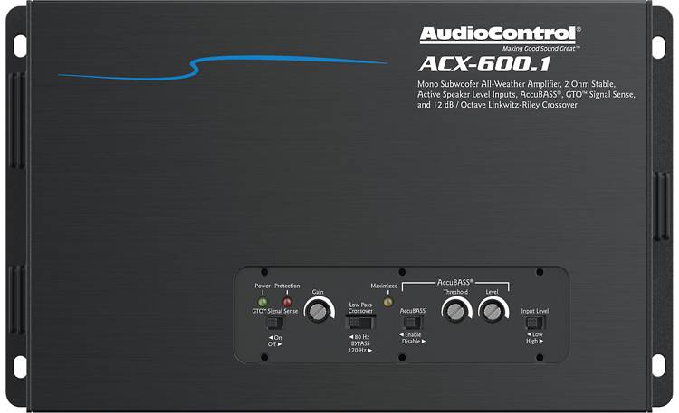 AudioControl ACX-600.1 Mono powersports/marine amplifier — 600 watts ...