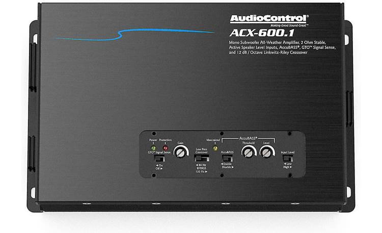 AudioControl ACX-600.1 Mono powersports/marine amplifier — 600 watts ...