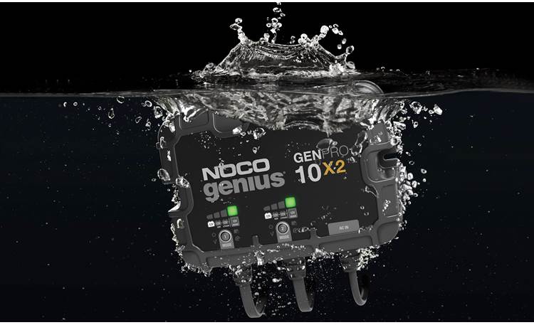 NOCO GENPRO10X2 GEN series 2-bank onboard 12-volt battery charger ...