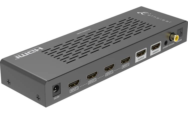 Ethereal CS-HDM4X1ASW5 4K-compatible HDMI switcher (4-in/1-out) with ...