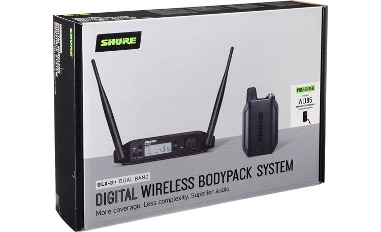 Shure GLXD14+/85 Wireless lavalier microphone system with beltpack ...