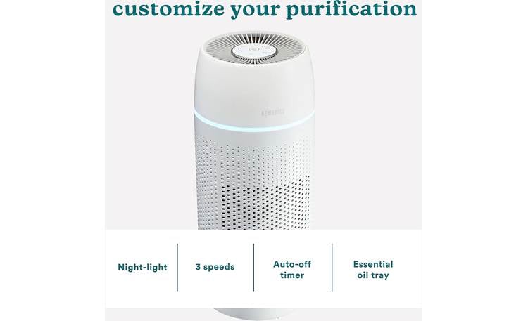 HoMedics TotalClean® PetPlus 5-In-1 Air purifier with UV-C and 360 ...