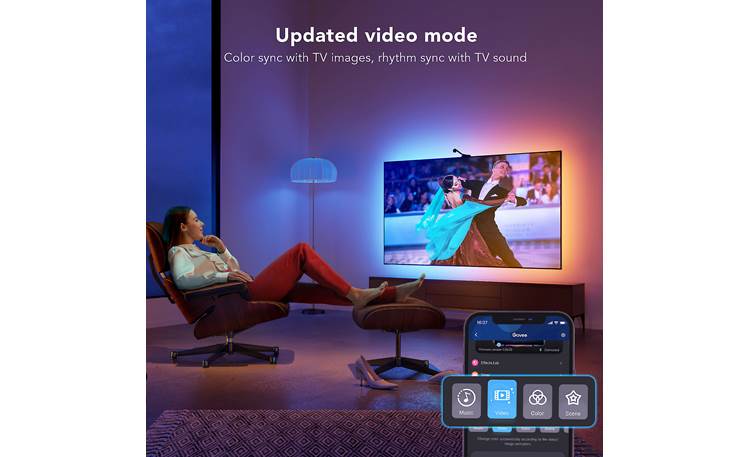 Govee TV Backlight (75"-85" TVs) RGBIC LED backlight and camera system ...