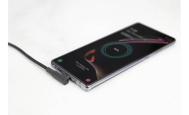 Scosche StrikeLine™ RA Premium USB-C (Black, 6 feet) USB-C to right ...