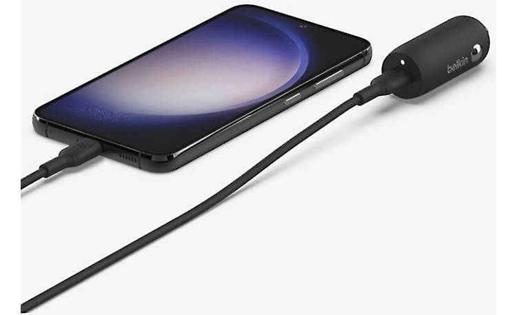 Belkin BOOST↑CHARGE™ 12-volt car charger with 30-watt USB-C port at ...