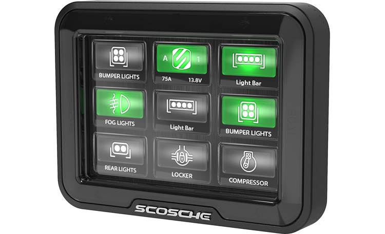 Scosche M8RX1™ 8-channel relay switch system for off-road vehicles at ...