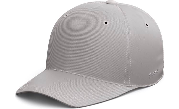 WAATR Baseball Cap (Gray) Fabric hat with curved visor at Crutchfield