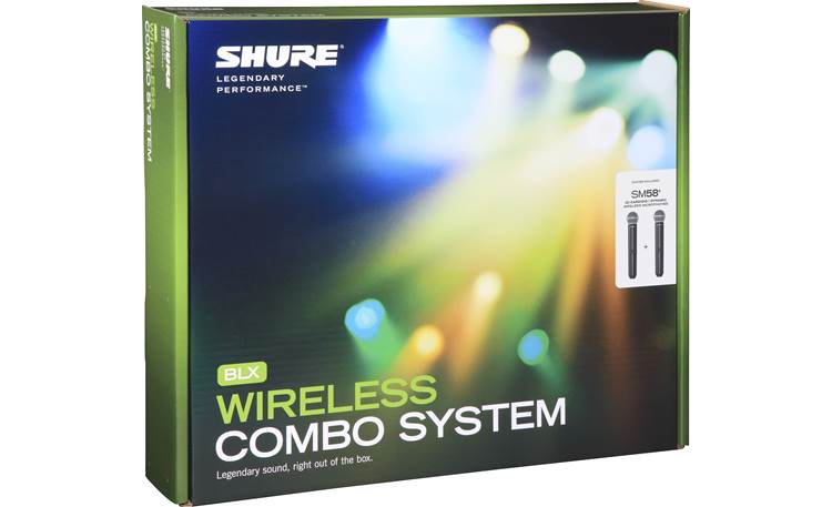 Shure BLX288/SM58 (J11 Band, 596-616 MHz) Dual wireless microphone ...