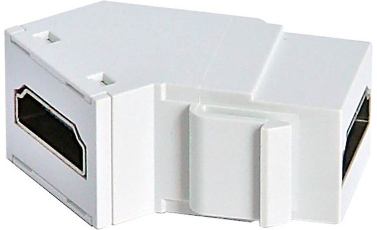 On-Q 4K HDMI Keystone Insert (White) Female-to-female in-wall coupler ...