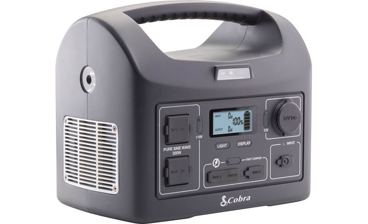 Cobra Power Station 200W Portable power station at Crutchfield