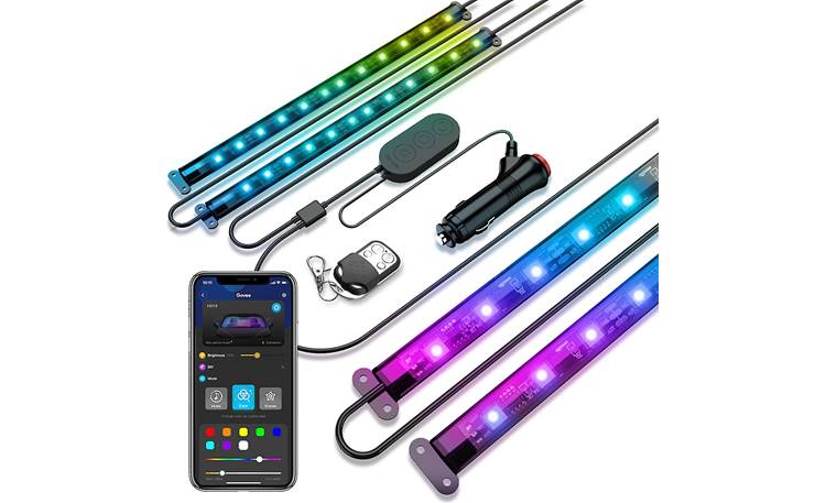 Govee RGBIC Smart Car LED Strip Lights Customize your car's interior ...