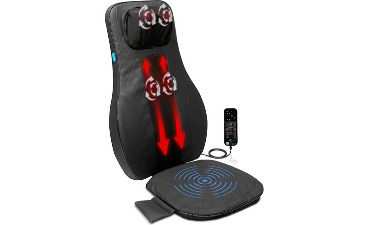 Njoie Ripple Plus Heated Shiatsu vibrating chair massager with neck ...