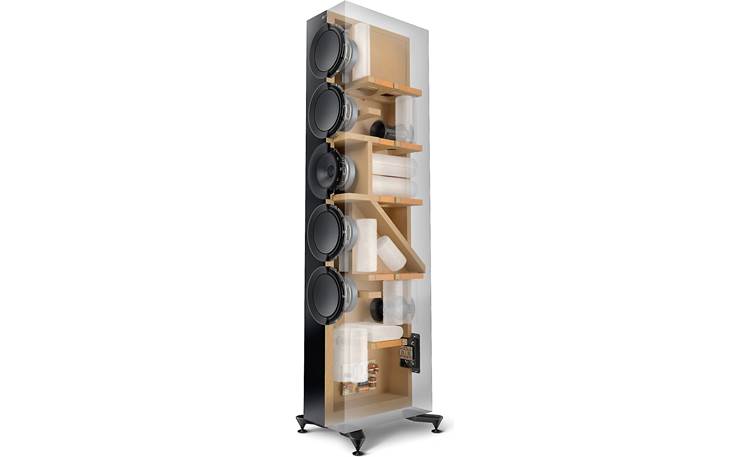 KEF R11 Meta (Walnut) Floor-standing speaker at Crutchfield