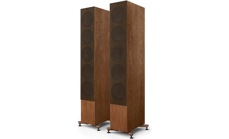 KEF R11 Meta (Walnut) Floor-standing speaker at Crutchfield