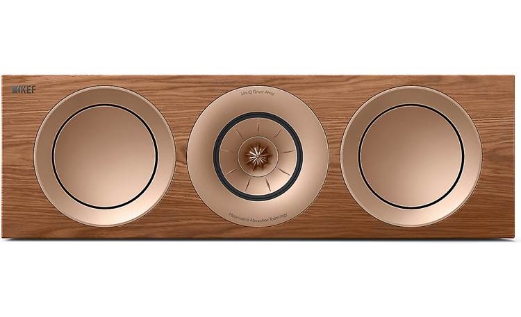 KEF R6 Meta (Walnut) Center channel speaker at Crutchfield