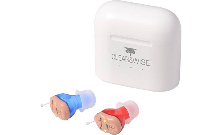 Clear&Wise Freedom (Red & Blue) Rechargeable over-the-counter hearing ...