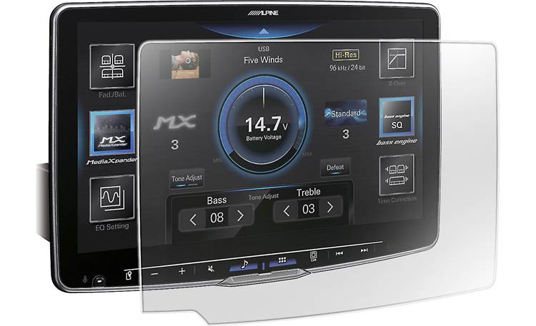 Alpine KAE-HF11DA Anti-reflective screen protector for Alpine Halo11 ...