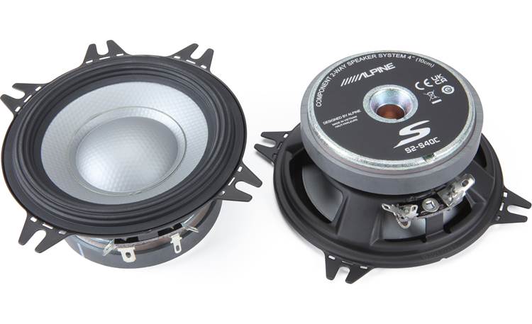 Alpine S2-S40C Next-Generation S-Series 4" component speaker system at ...