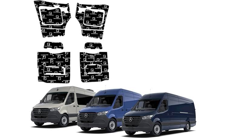 SoundSkins Pro Mercedes Benz Sprinter Van Kit 4-door sound-deadening ...