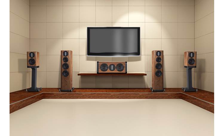 Wharfedale AURA 1 (Piano Walnut) Bookshelf speakers at Crutchfield