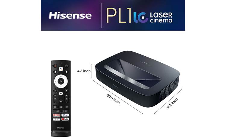 Hisense PL1 Laser Cinema 4K ultra short throw laser home theater ...