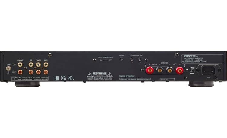 Rotel A10 MKII (Black) Stereo integrated amplifier at Crutchfield