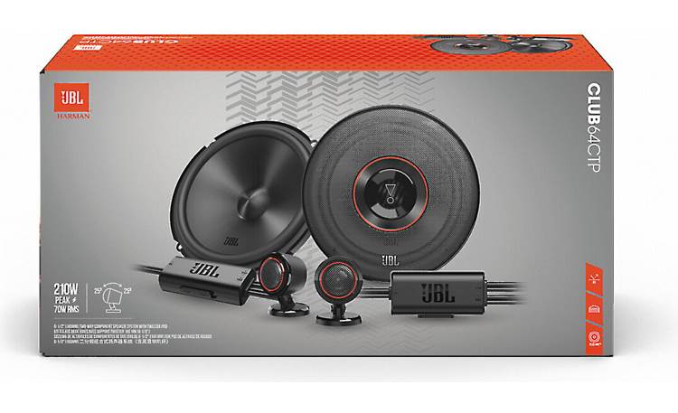 JBL Club 64CTP Club Series 6-1/2" component speaker system with tweeter pods at Crutchfield