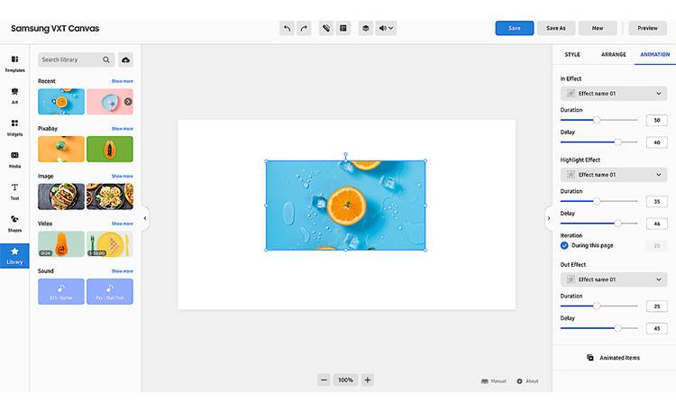 Samsung BE55C-H (55") LED 4K Ultra HD commercial TV at Crutchfield