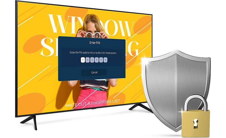 Samsung BE55C-H (55") LED 4K Ultra HD commercial TV at Crutchfield