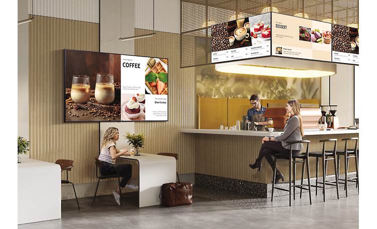 Samsung BE85C-H (85") LED 4K Ultra HD commercial TV at Crutchfield