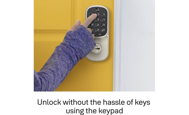 Yale Assure Lever Keypad with Z-Wave (Satin Nickel) Smart lock and ...