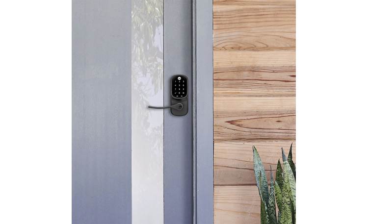Yale Assure Lever Touchscreen, Standalone (Black suede) Electronic door ...