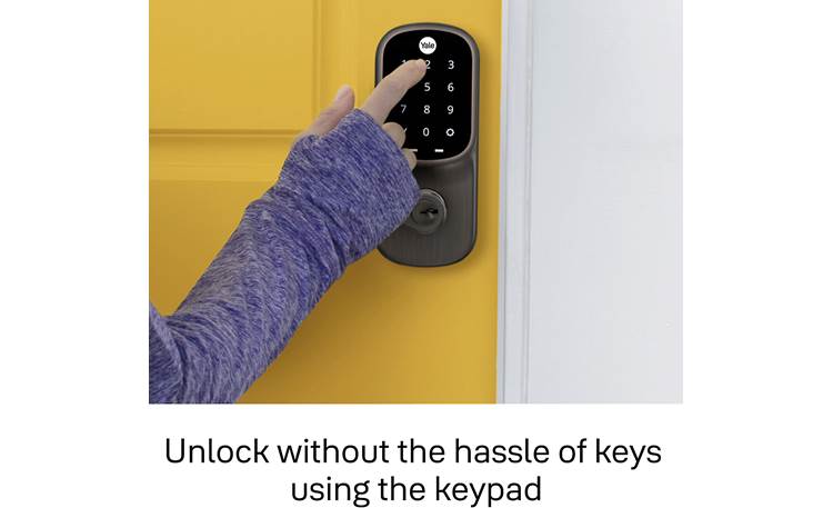 Yale Assure Lever Touchscreen with Z-Wave (Oil-rubbed bronze) Smart ...