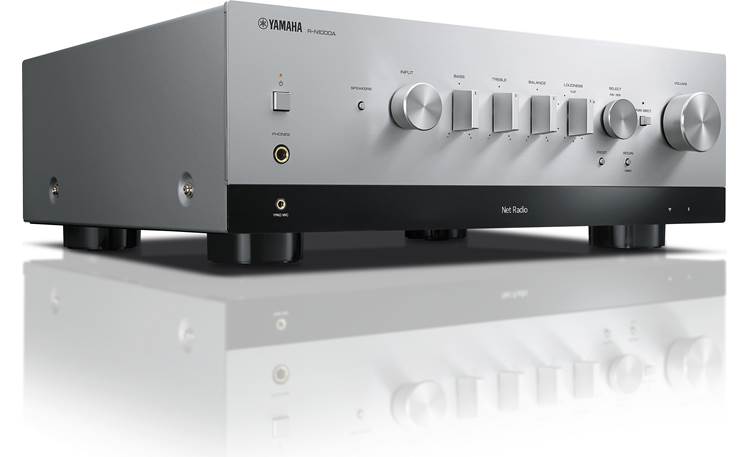 Yamaha R-N1000A (Silver) Stereo receiver with Wi-Fi, Bluetooth®, Apple AirPlay® 2, and HDMI at ...