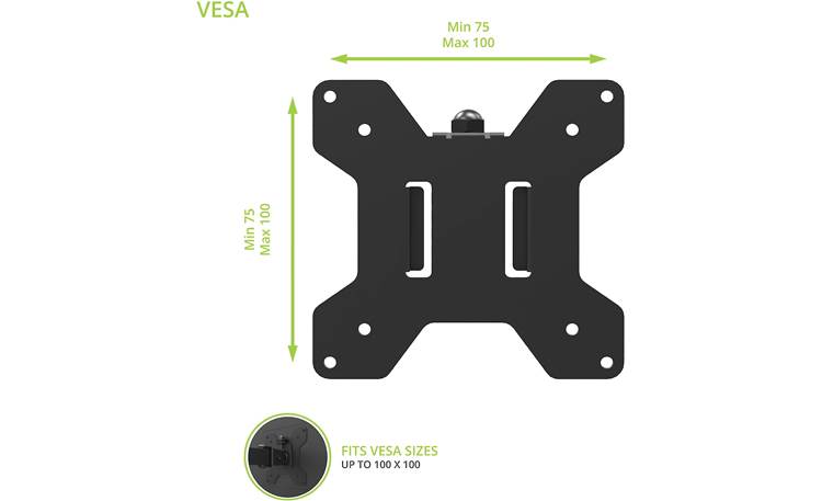 Kanto DML1000 Adjustable-height mount for monitors 17" to 34" at ...