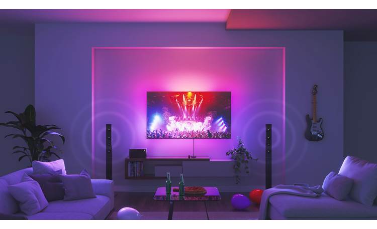 Nanoleaf 4D Screen Mirror + Lightstrip Kit (For TVs up to 65") RGBIC ...