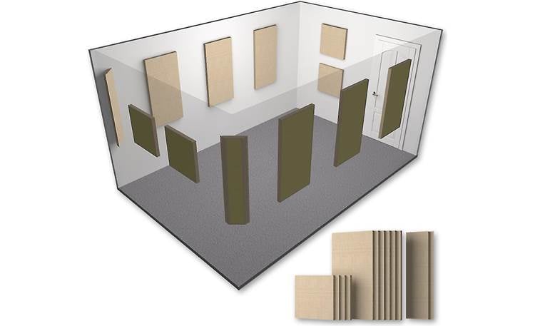 Acoustical Solutions AlphaSorb® Pro Acoustic Panel Room Kit (Medium ...