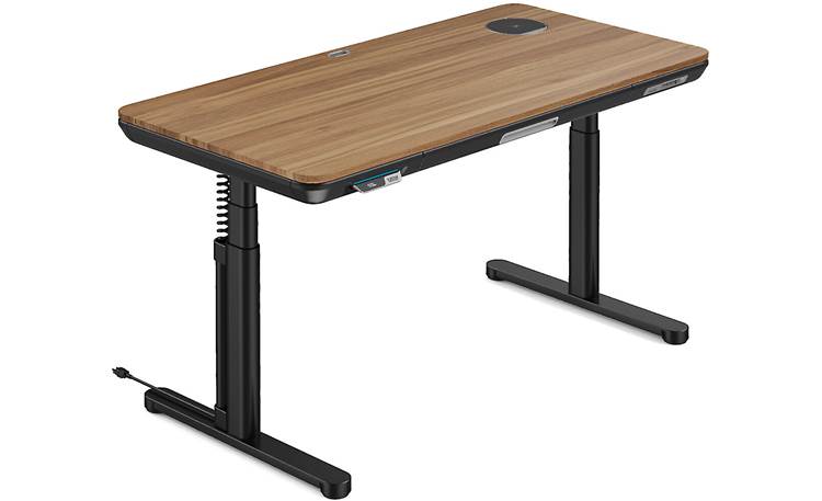 ErgoFx Adjustable-height Standing Desk (ERDS1-01) (Walnut Woodgrain Top ...