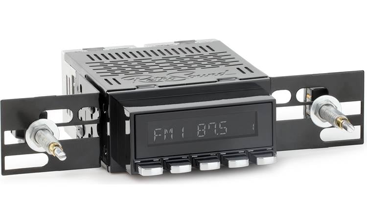 RetroSound RetroRadio M2B (Black face, Chrome buttons) Digital media receiver for classic cars ...