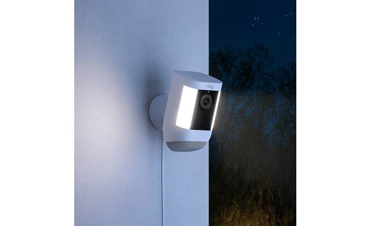 Ring Spotlight Cam Pro Plug-in (White) AC-powered security camera with ...