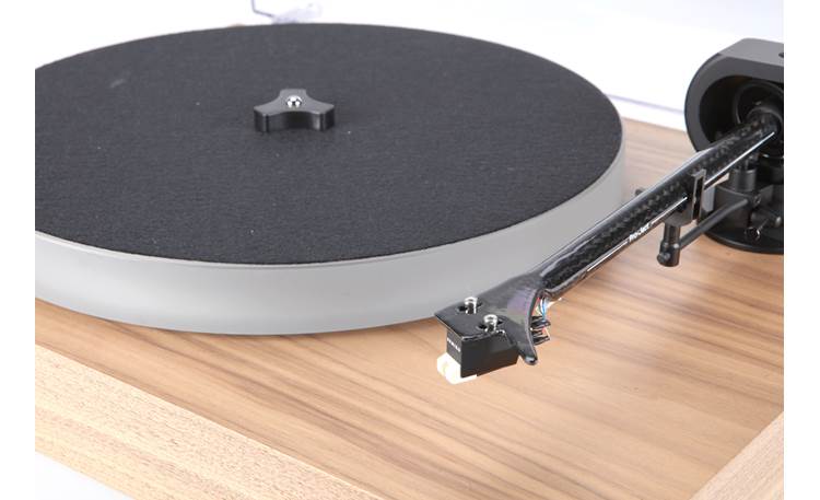 Pro-Ject X2 B (Satin Walnut) Manual belt-drive turntable with pre ...