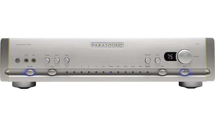 Parasound Halo P 6/A 23+ (Silver) High-performance stereo preamp and ...