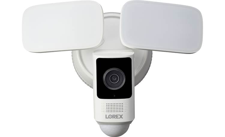 Lorex 2K Wi-Fi Floodlight Security Camera (White) Hardwired camera with ...