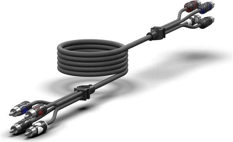 Wet Sounds WWX-RCA-4CH Marine-rated 4-channel RCA cable (17-foot) at ...